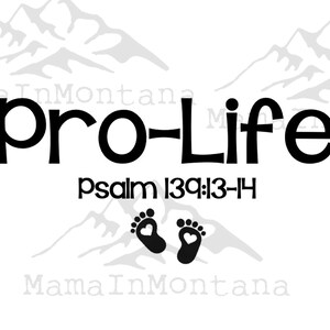 Pro-life Svg-instant Digital Download - Etsy