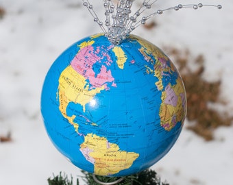 Globe Tree Topper | Etsy