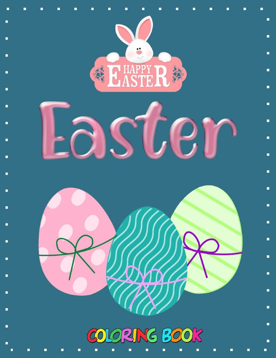 Digital Easter Coloring Pages for Kids or Anyone! 80 Pages to Print and ...