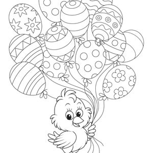 Digital Easter Coloring Pages for Kids or Anyone! 80 Pages to Print and ...