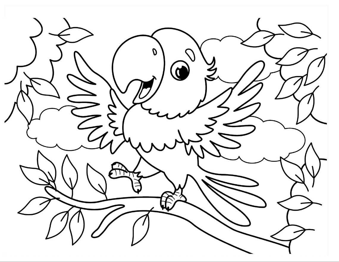 Learn to Draw Animals 40 Fun Printable Coloring Animal Pages - Etsy Canada