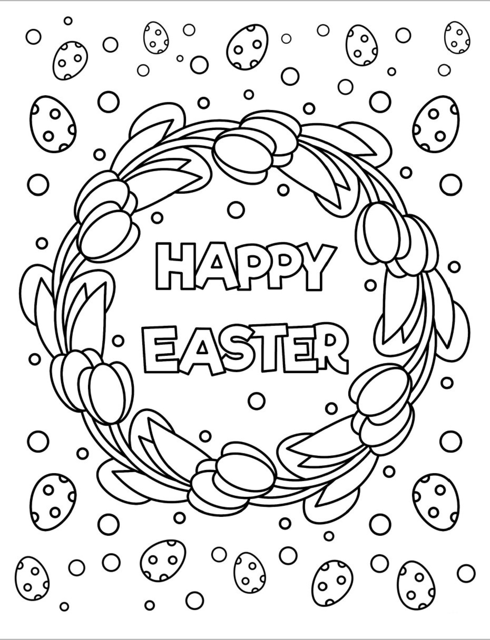 Digital Easter Coloring Pages for Kids or Anyone! 80 Pages to Print and ...