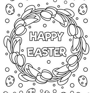 Digital Easter Coloring Pages for Kids or Anyone! 80 Pages to Print and ...