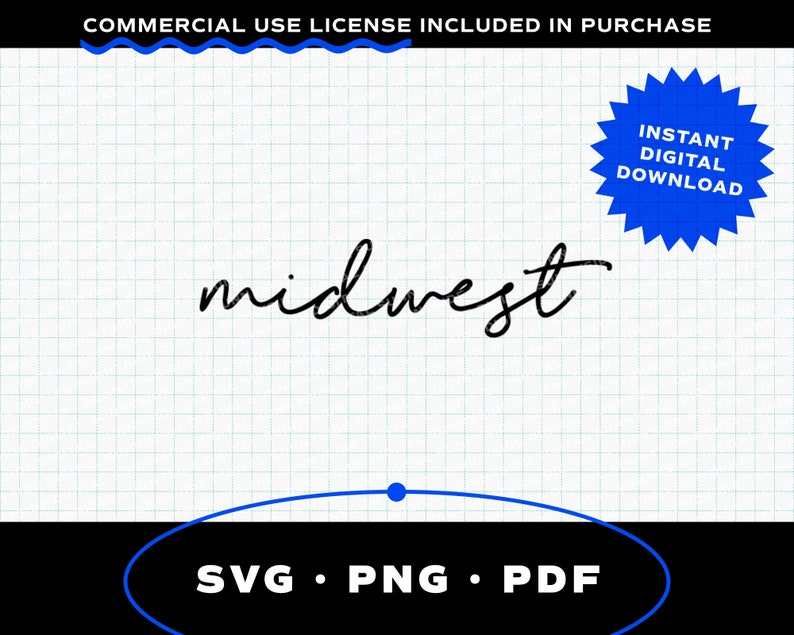 Midwest SVG Cut File, Instant Download, Small Town Girl SVG, Country ...