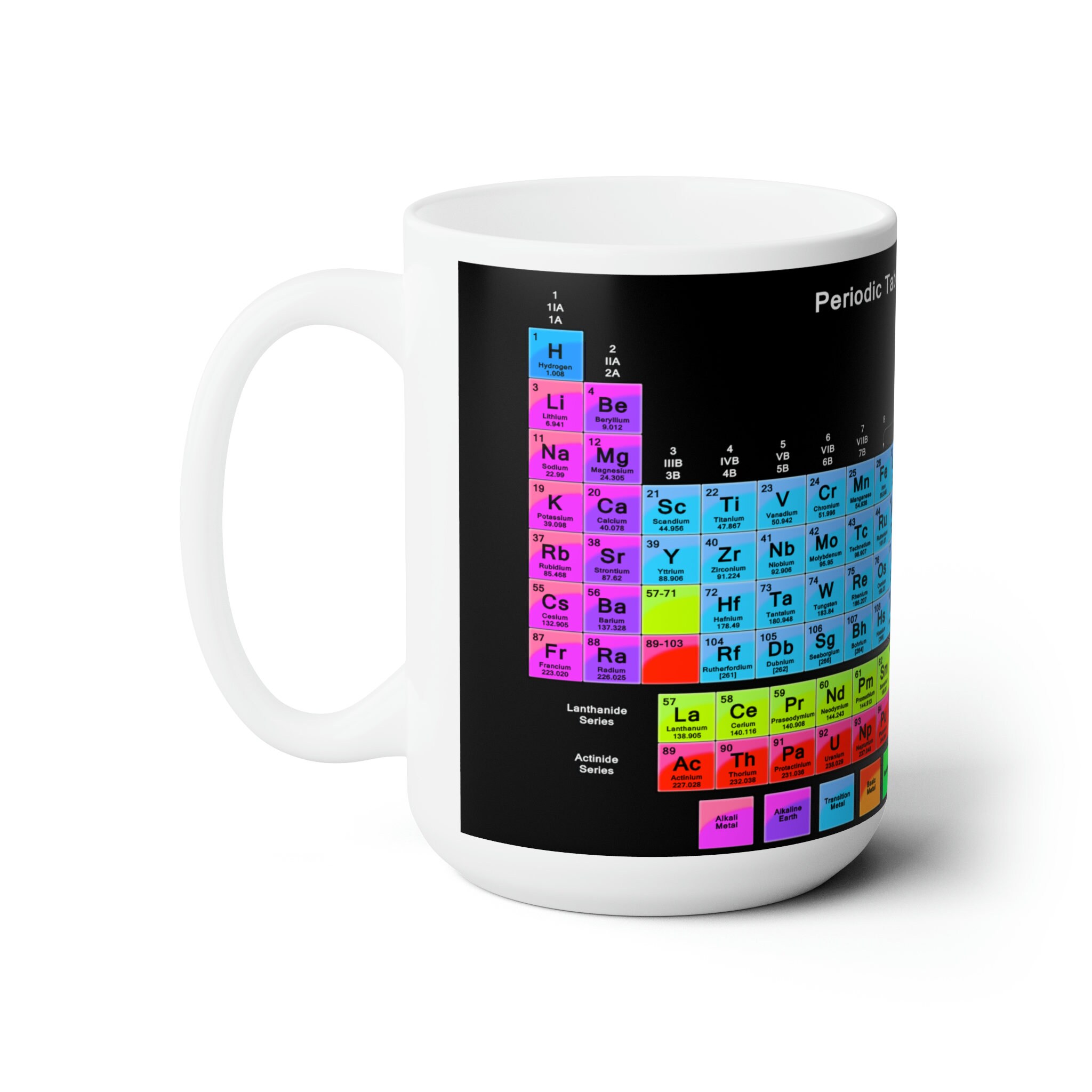 Periodic Table of the Elements Ceramic Mug 15oz - Etsy