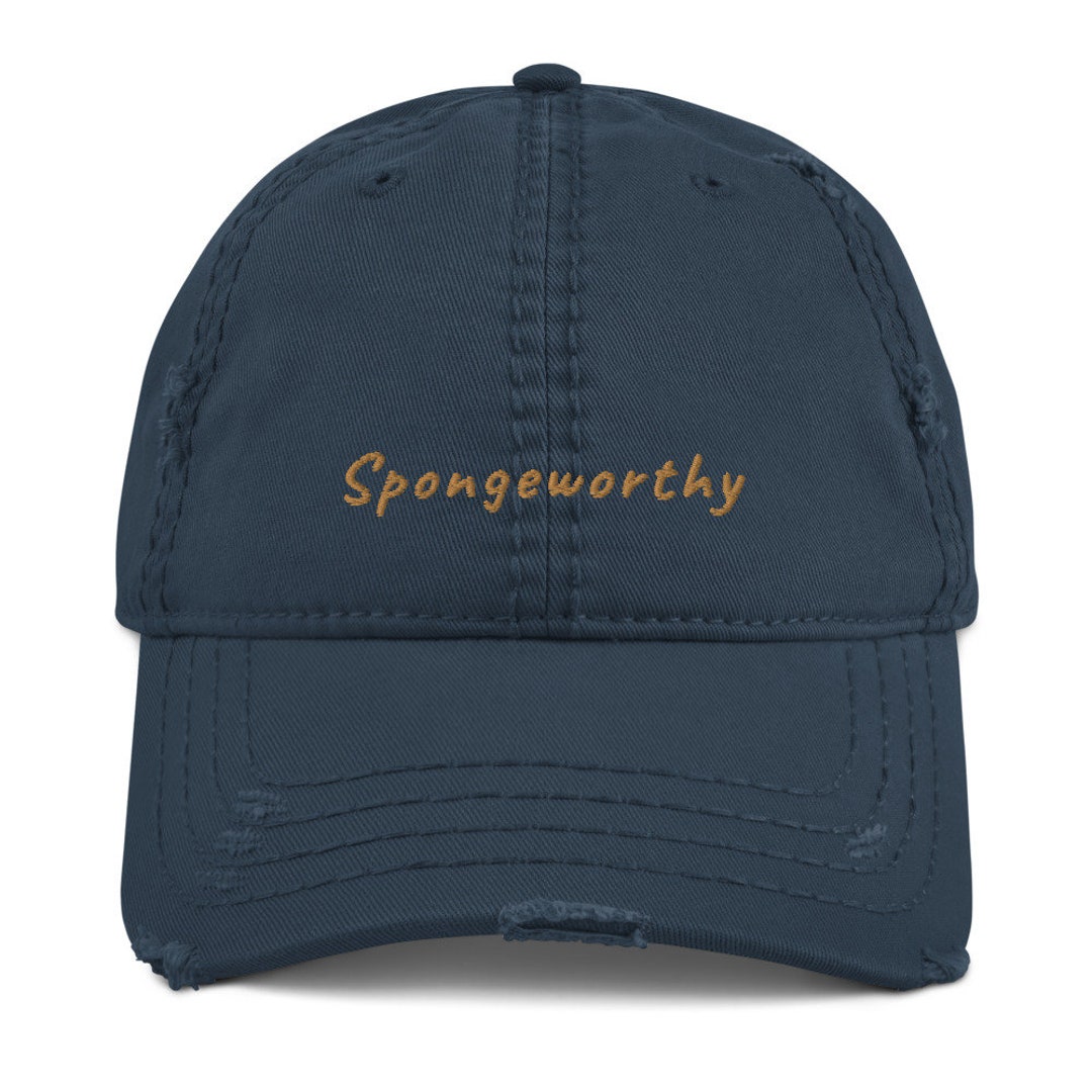 Seinfeld Spongeworthy Distressed Dad Hat, Seinfeld Hat, Elaine Benes ...