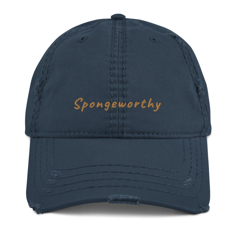 Seinfeld spongeworthy Distressed Dad Hat - Etsy
