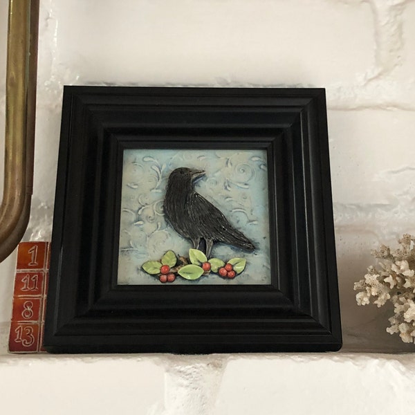 Raven Tile - Etsy