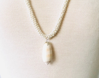 Olive Shell Pendant - Etsy