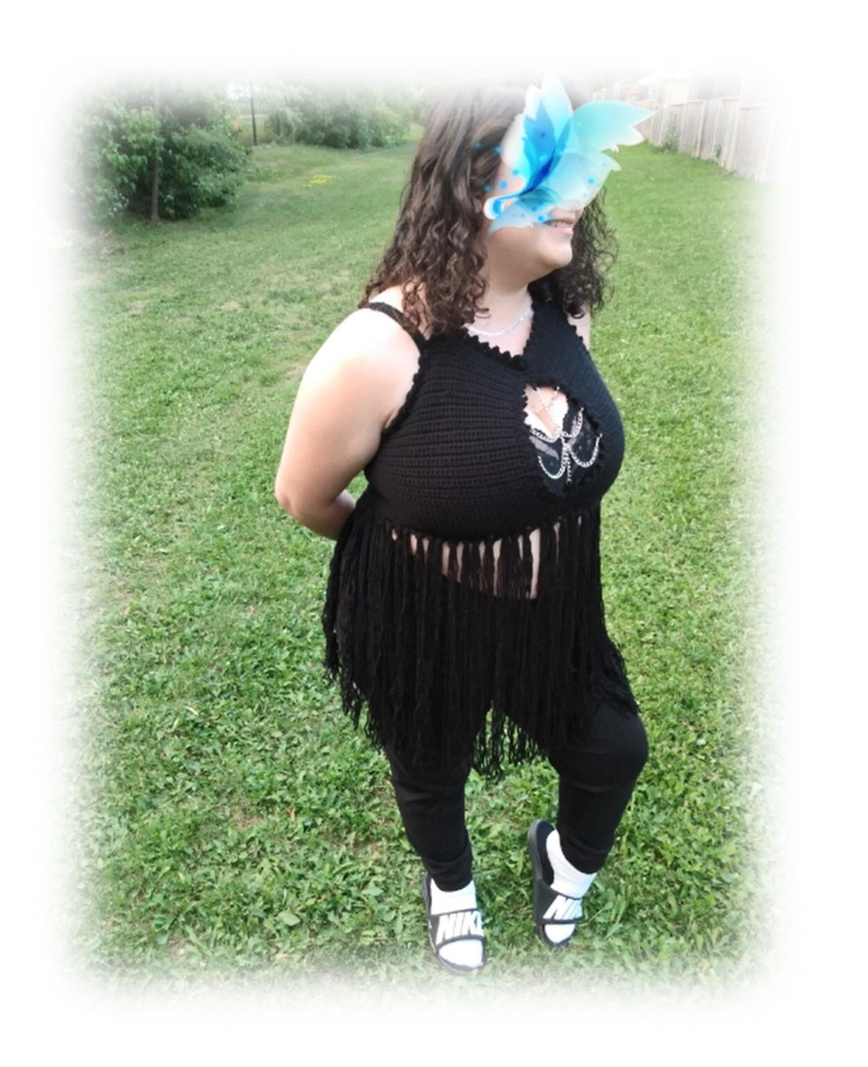 Plus Size Crop Top With Chain Crochet Pattern - Etsy