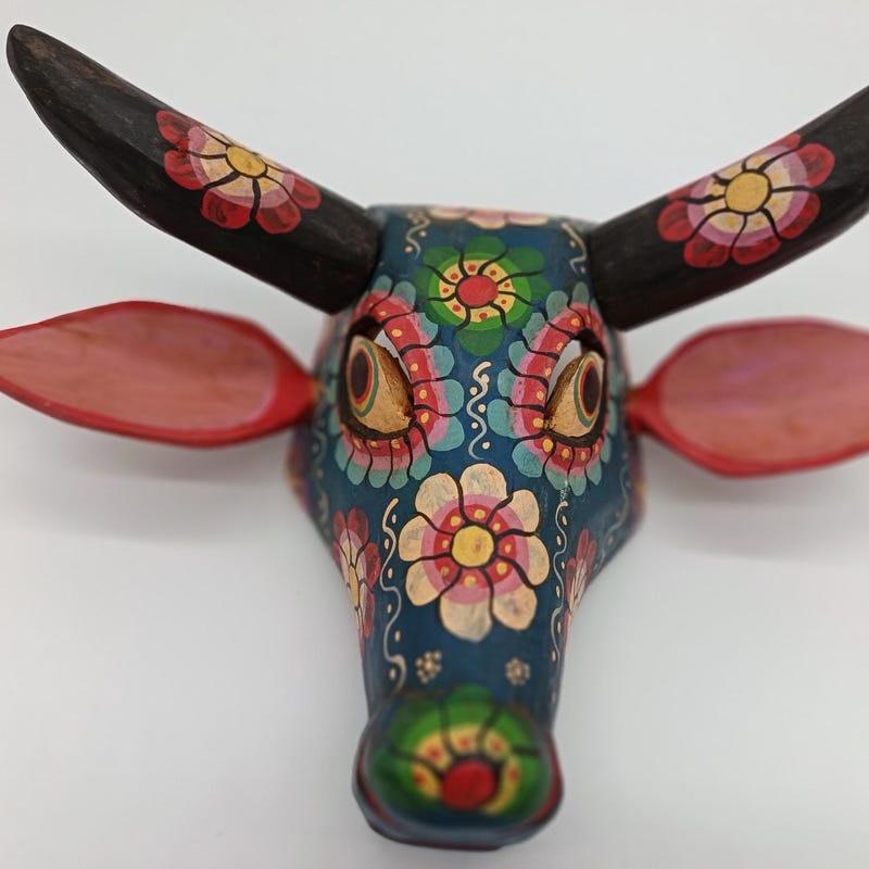 Bull Mask - Etsy