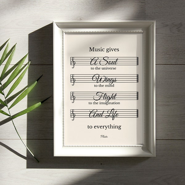 Music Quote - Etsy