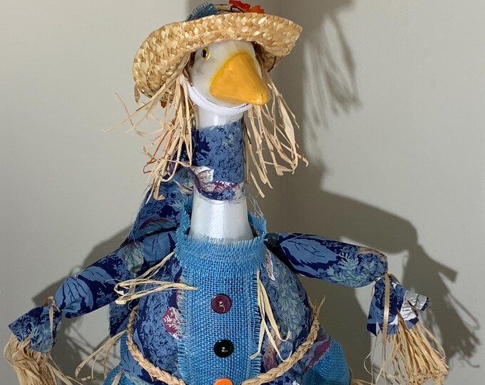 SCARECROW BOY in Blue Porch Goose Clothes Costume Outfit for Large ...