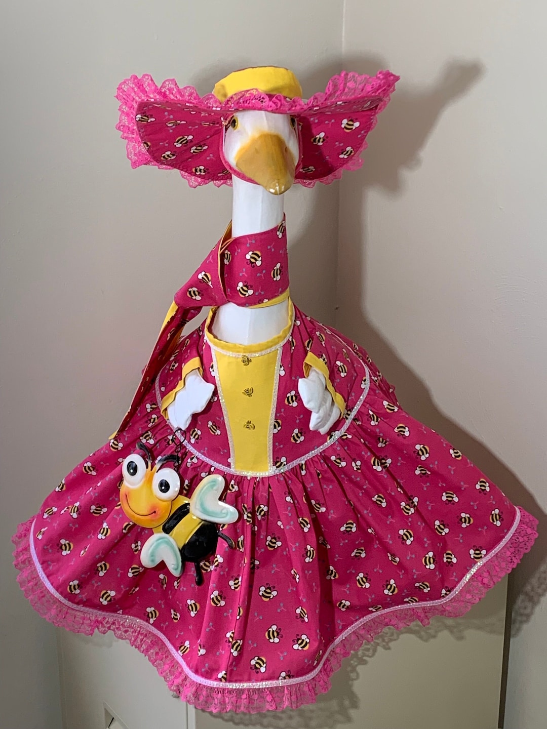 MOTHERS DAY BEES Goose Clothes Spring Holiday Outfit for Large Goose ...