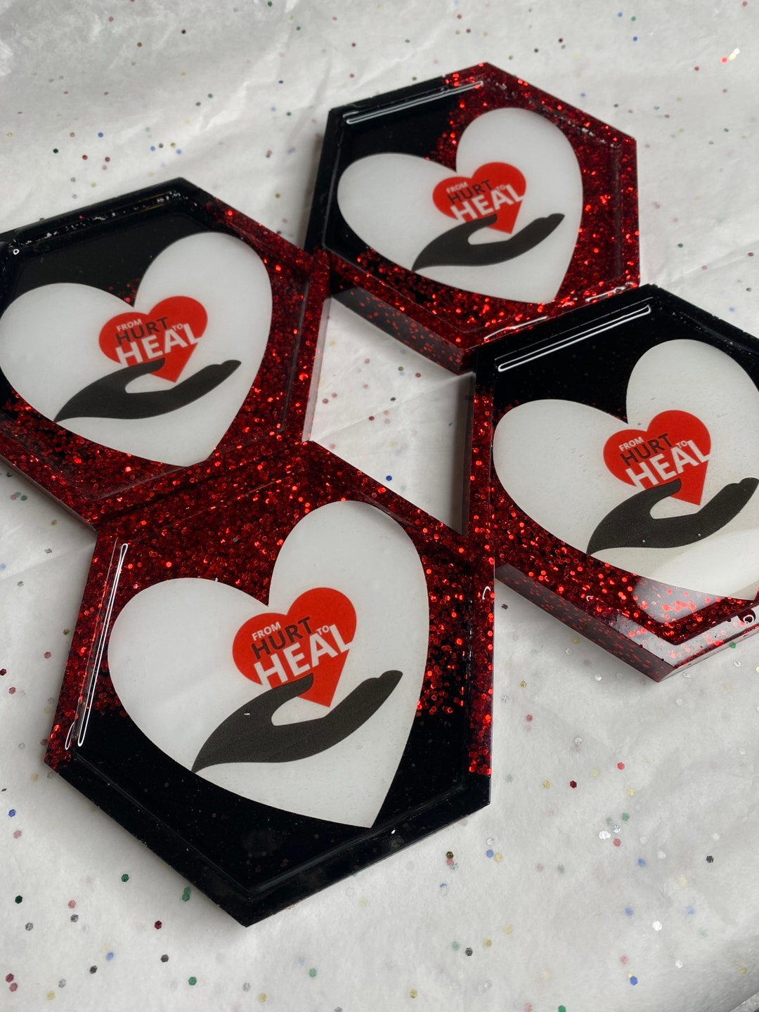 Made to Order Resin Coasters/logo/ Custom Coasters /personalized ...
