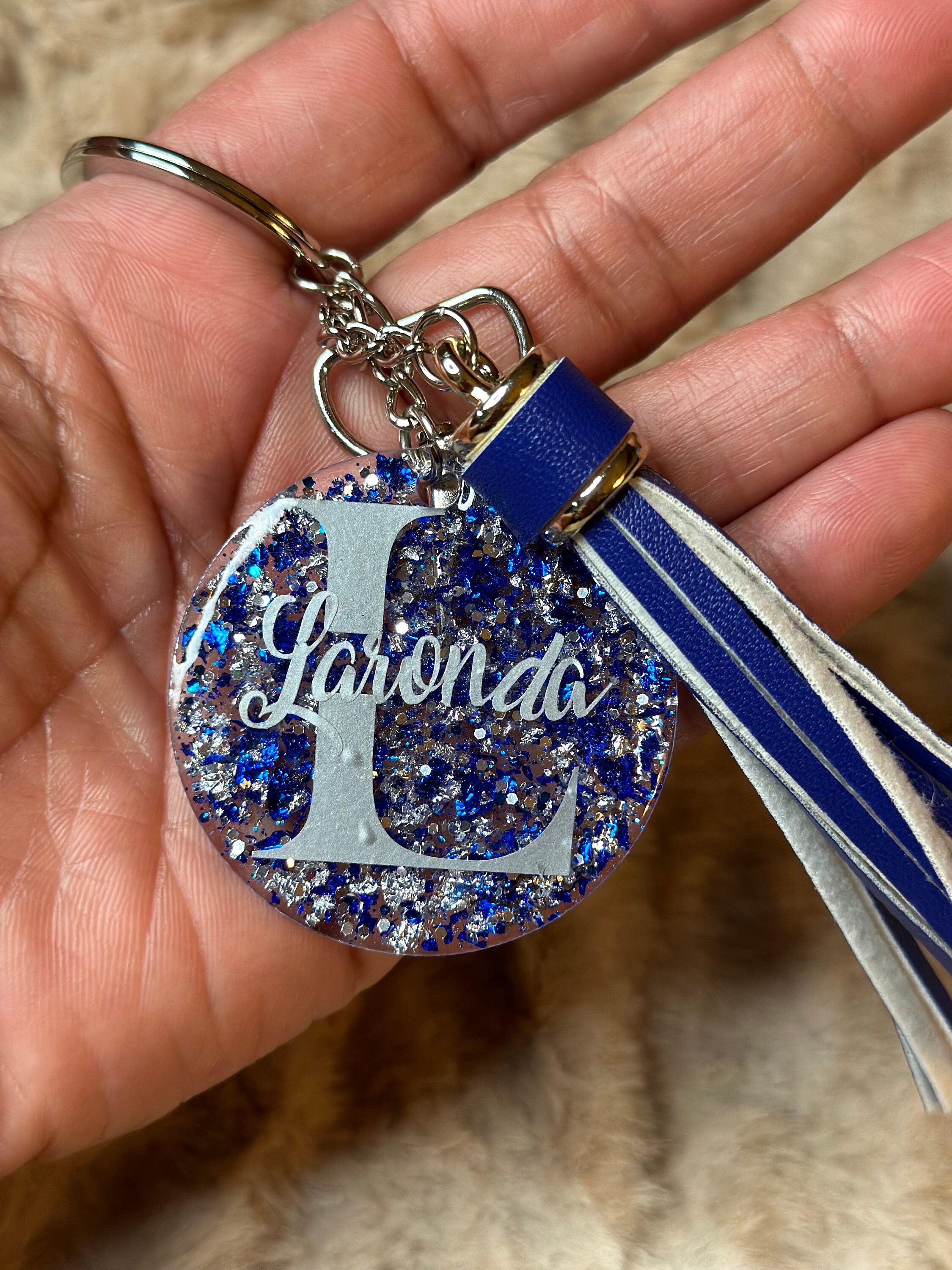 Personalized Keychain /monogram Keychain /acrylic Keychain/custom ...