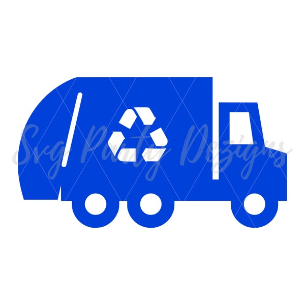 Garbage Truck Svg - Etsy