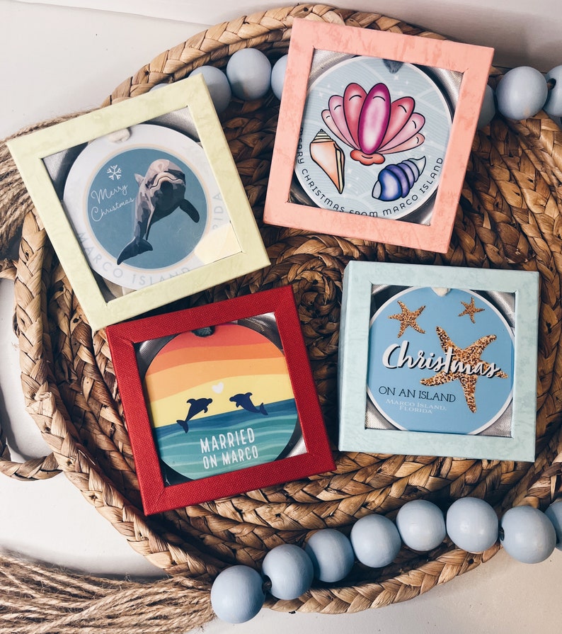 Marco Island Christmas Ornament, Starfish, Marco Island Souvenir, Gift ...