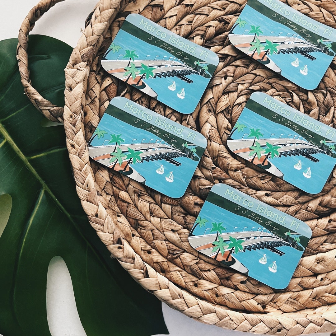 Jolley Bridge Magnet, S.S. Jolley Bridge Marco Island, Magnet, Marco ...