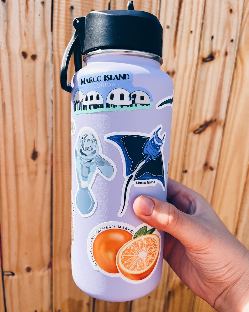 Manta Ray Sticker, Marco Island Sticker, Marco Island Gift, Florida ...
