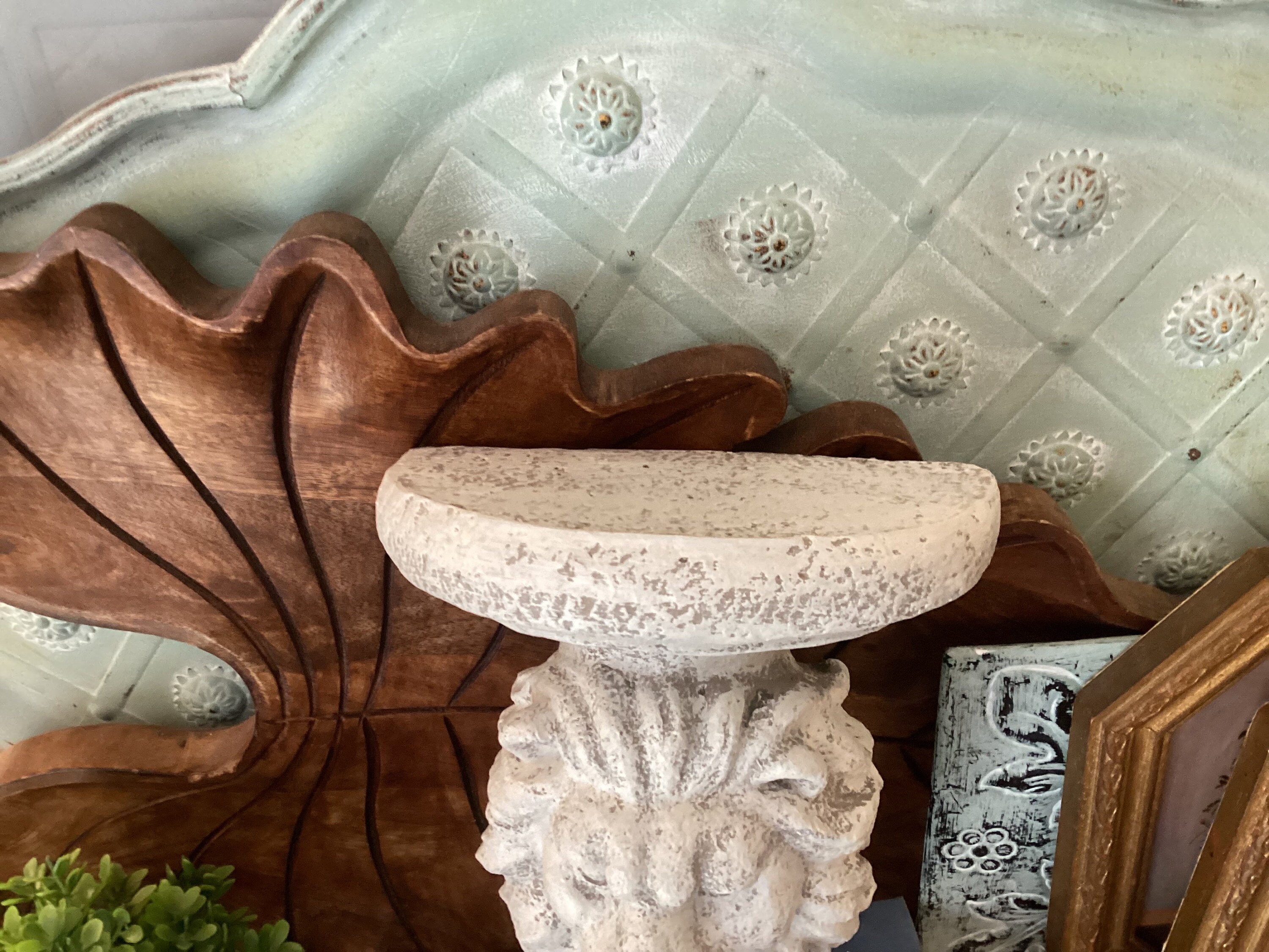 Lion Shelf Shabby Distressed Chippy up Cycled by Me 8 1/2 High 6 3/4 ...