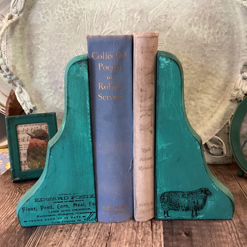 Upcycled Bookends - Etsy