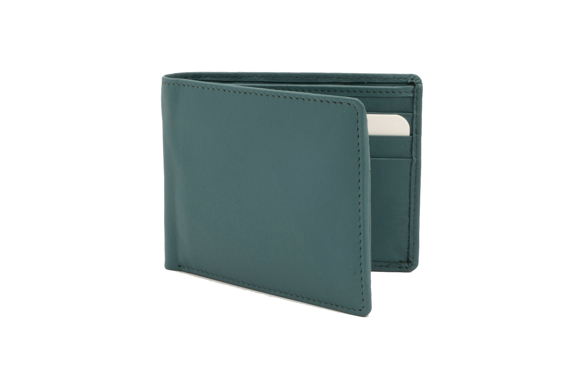 Men's Leather Bi-fold Wallet With Removable Flap - Etsy