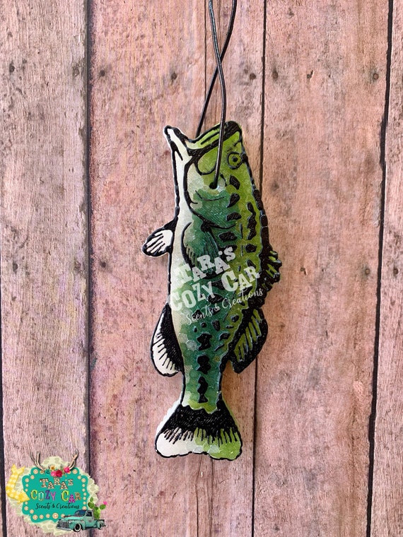 Bass Fish Car Freshie Car Scent Air Freshener - Etsy