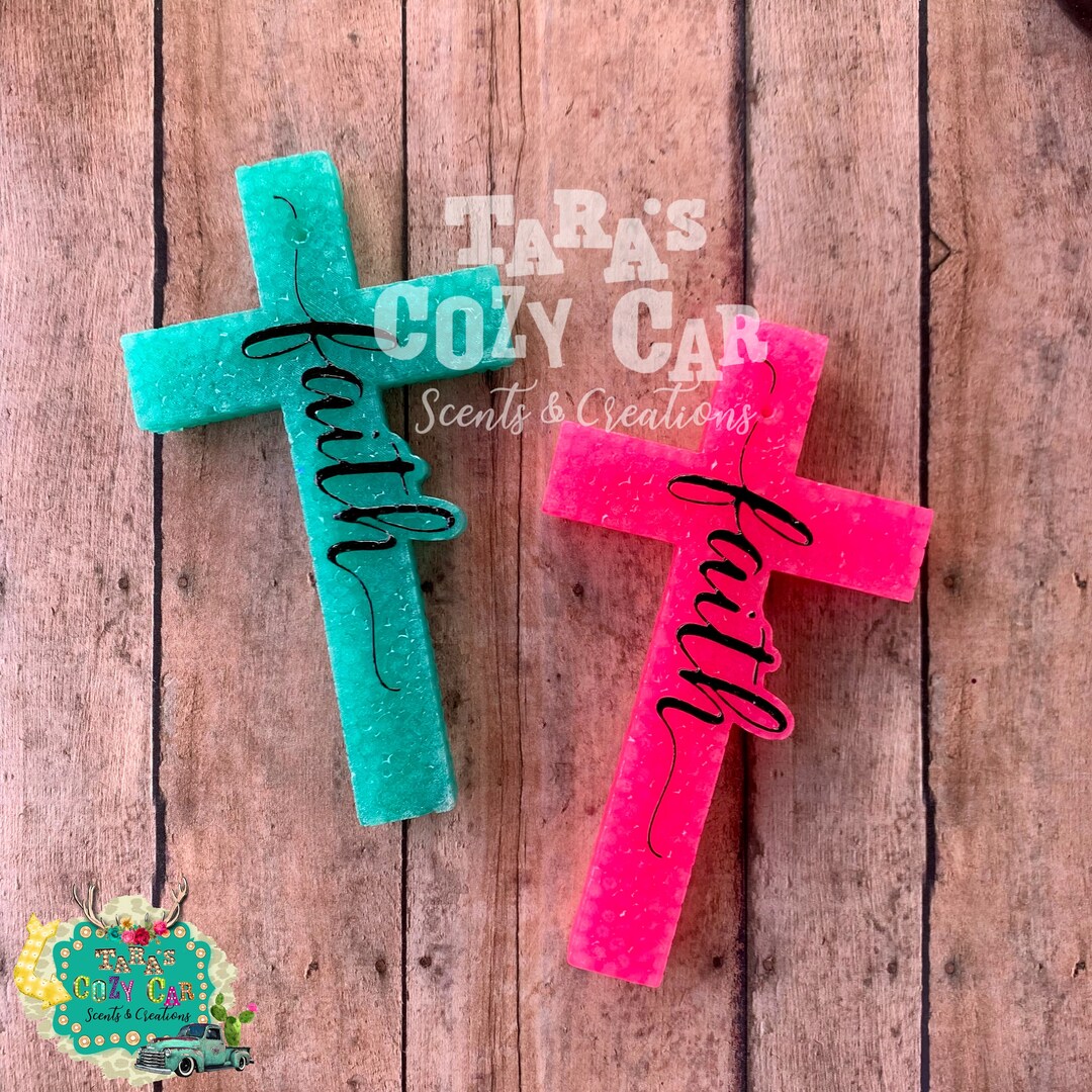 Faith Cross Car Freshie, Car Scent, Air Freshener - Etsy