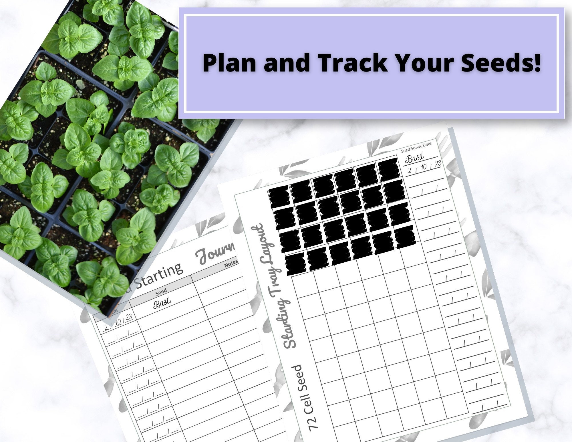Printable Seed Planner Indoor Seed Starting Journal Seed Starting ...