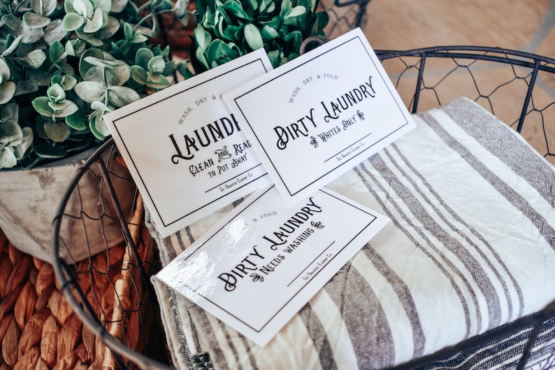 LAUNDRY LABELS- Dirty Laundry, Laundry Room, Diy Labels, Home ...