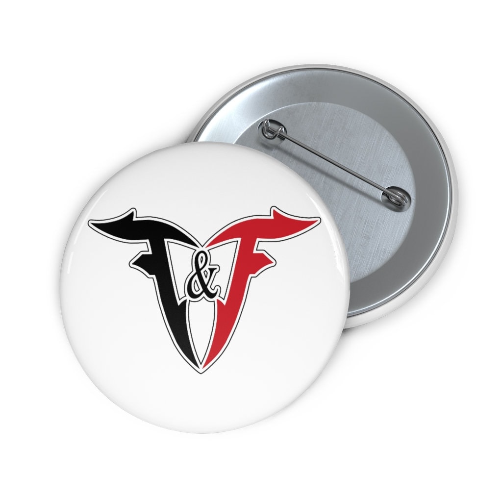 DOUBLE FF LOGO Custom Pin Buttons - Etsy UK