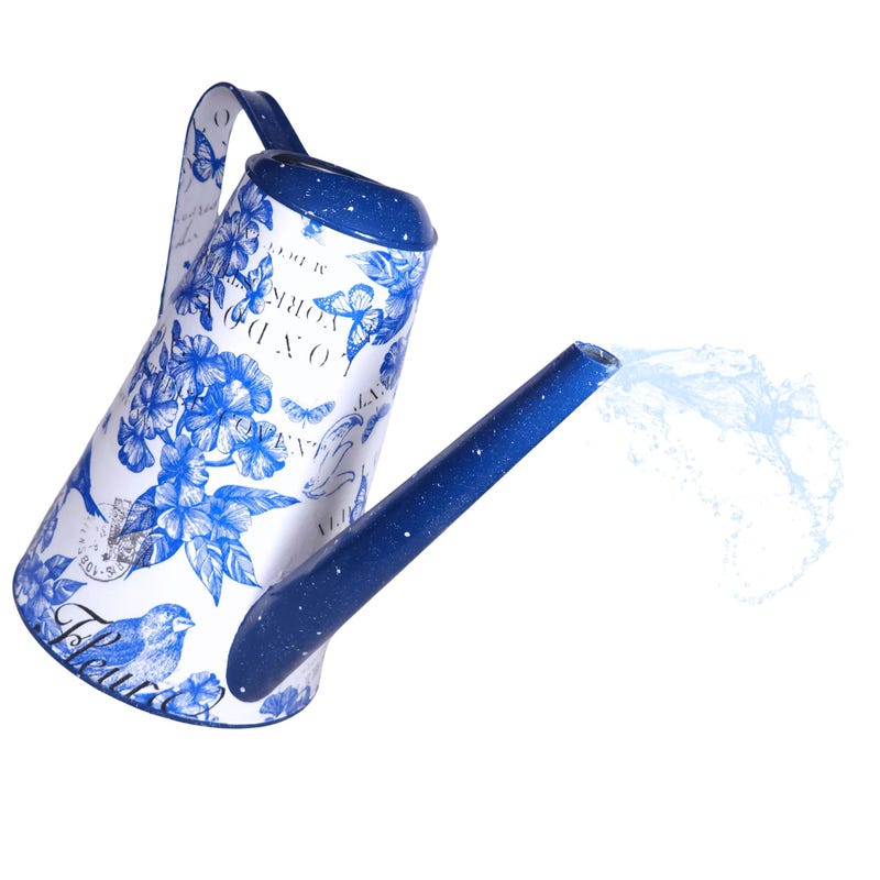 Blue Farmhouse Watering Can - Etsy