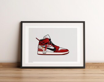 Nike X off White Poster - Etsy