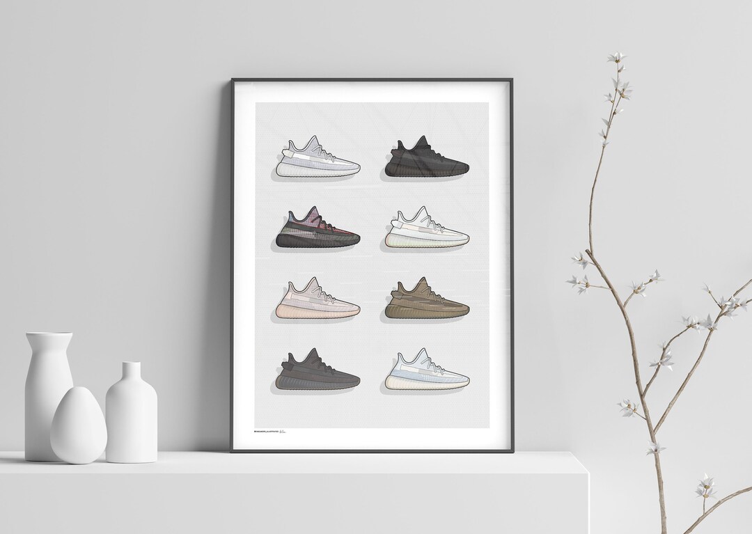 Yeezy 350 V2 Collection Poster V2 - Etsy