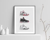 Air Jordan 4 'OG' Collection Poster - Etsy