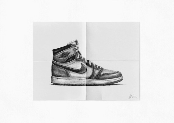 Jordans 7 Drawing