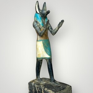 Replica Statue of Anubis With a Mummies Inside Anubis Coffin Museum ...