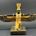 Unique Isis Goddess Statue With Open Wings Golden Color for Rituals ...