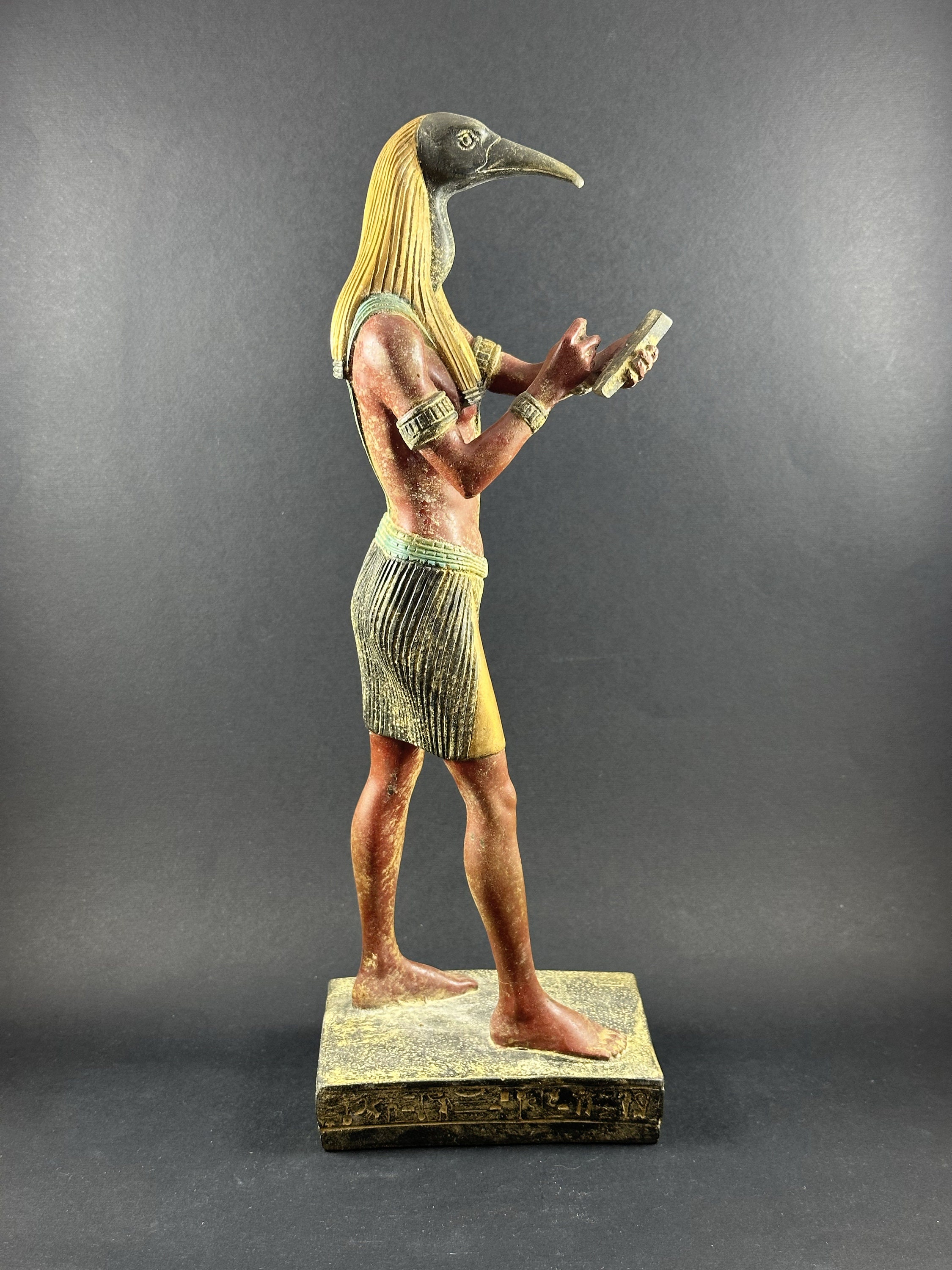 Egyptian God Thoth Statue Deity of Wisdom and Writing in Ancient Egypt ...