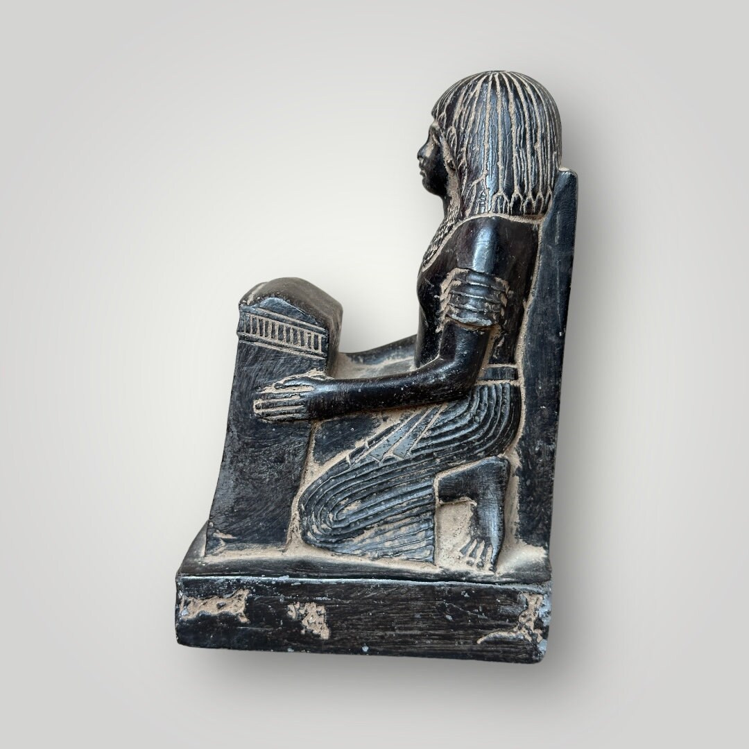 Tiye Seated Statue Egyptian Goddess Sculpture Goddess Museum Replica ...
