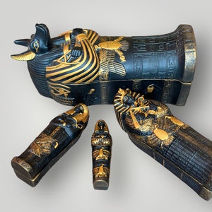 Replica Statue of Anubis With a Mummies Inside Anubis Coffin Museum ...