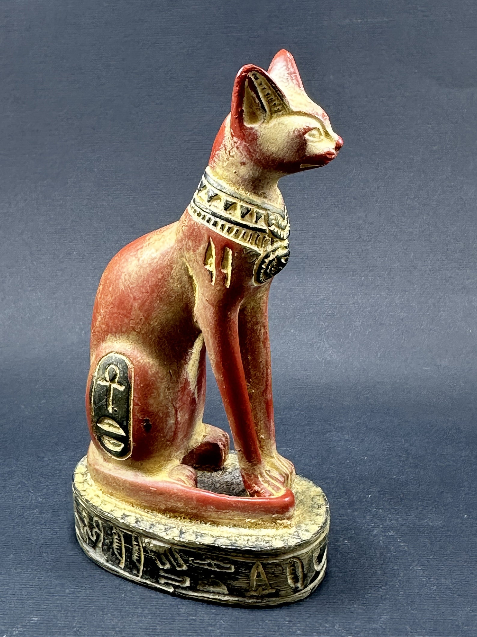 Egyptian Set of Bastet Statues Standing Bastet Statue Free - Etsy