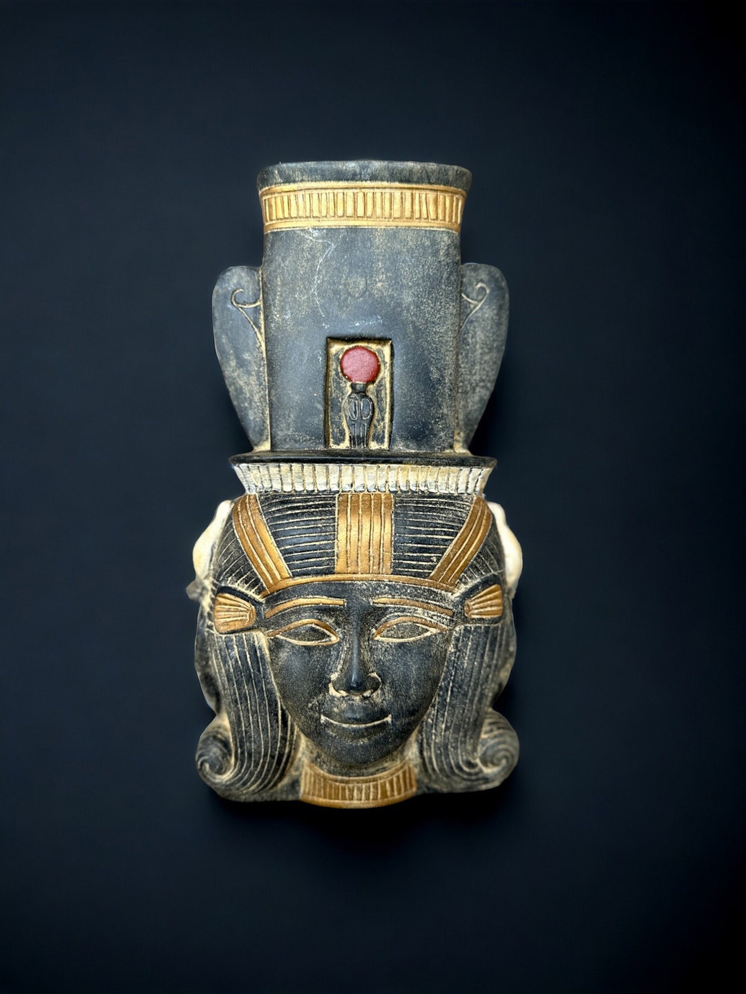 Ancient Egyptian Cow Goddess Hathor Sculpture Hathor Statue Goddess ...