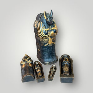 Replica Statue of Anubis With a Mummies Inside Anubis Coffin Museum ...