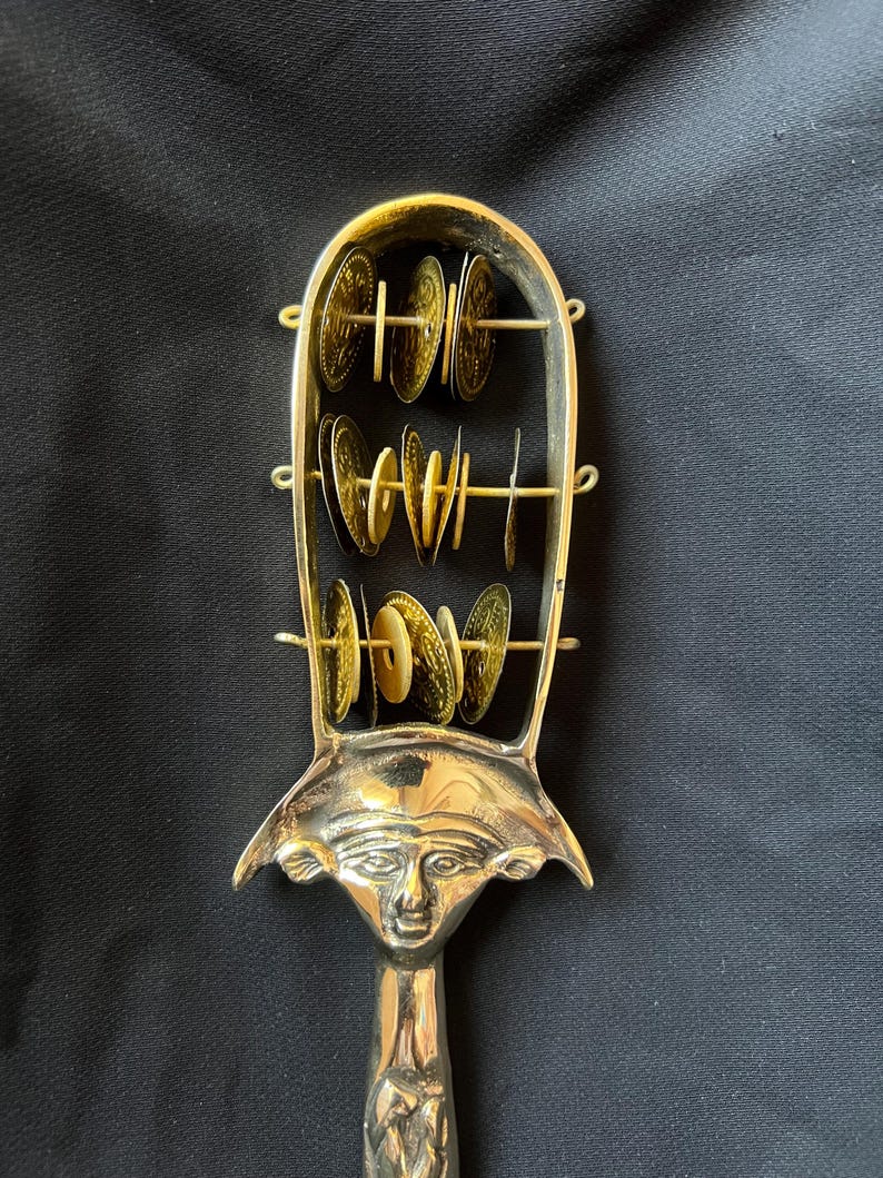 Amazing Goddess Hathor Sistrum Made of Copper - Sacred Musical ...