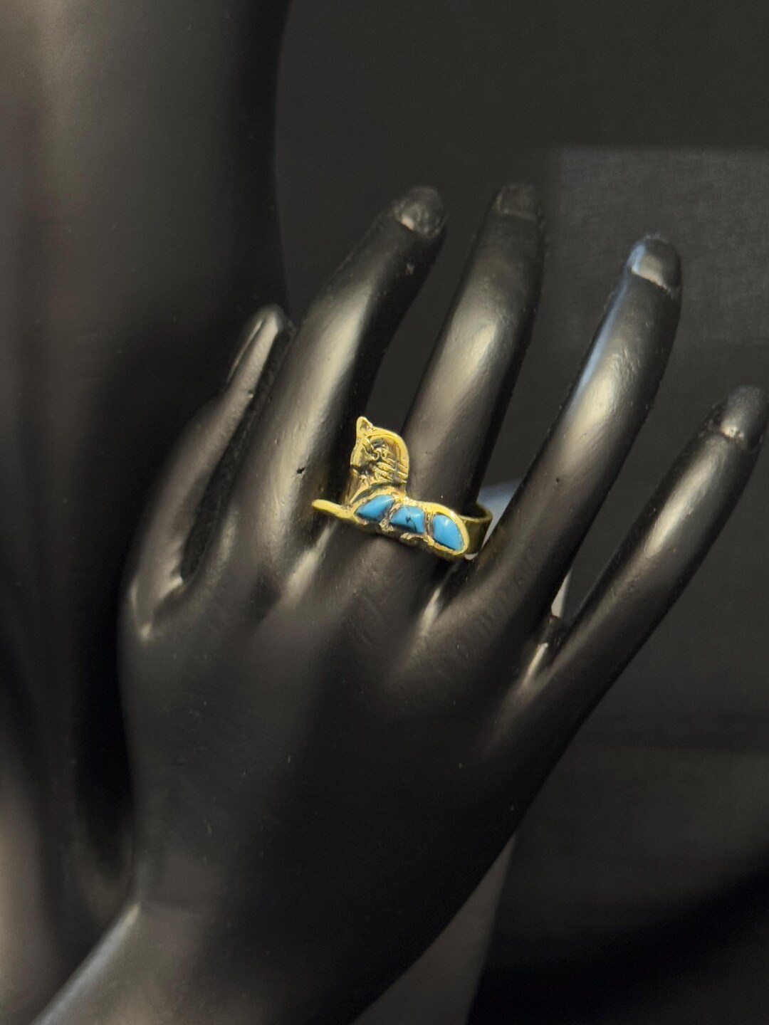 Rare Sphinx Ring Mythical Creature Jewelry Ancient Egyptian Mythology ...