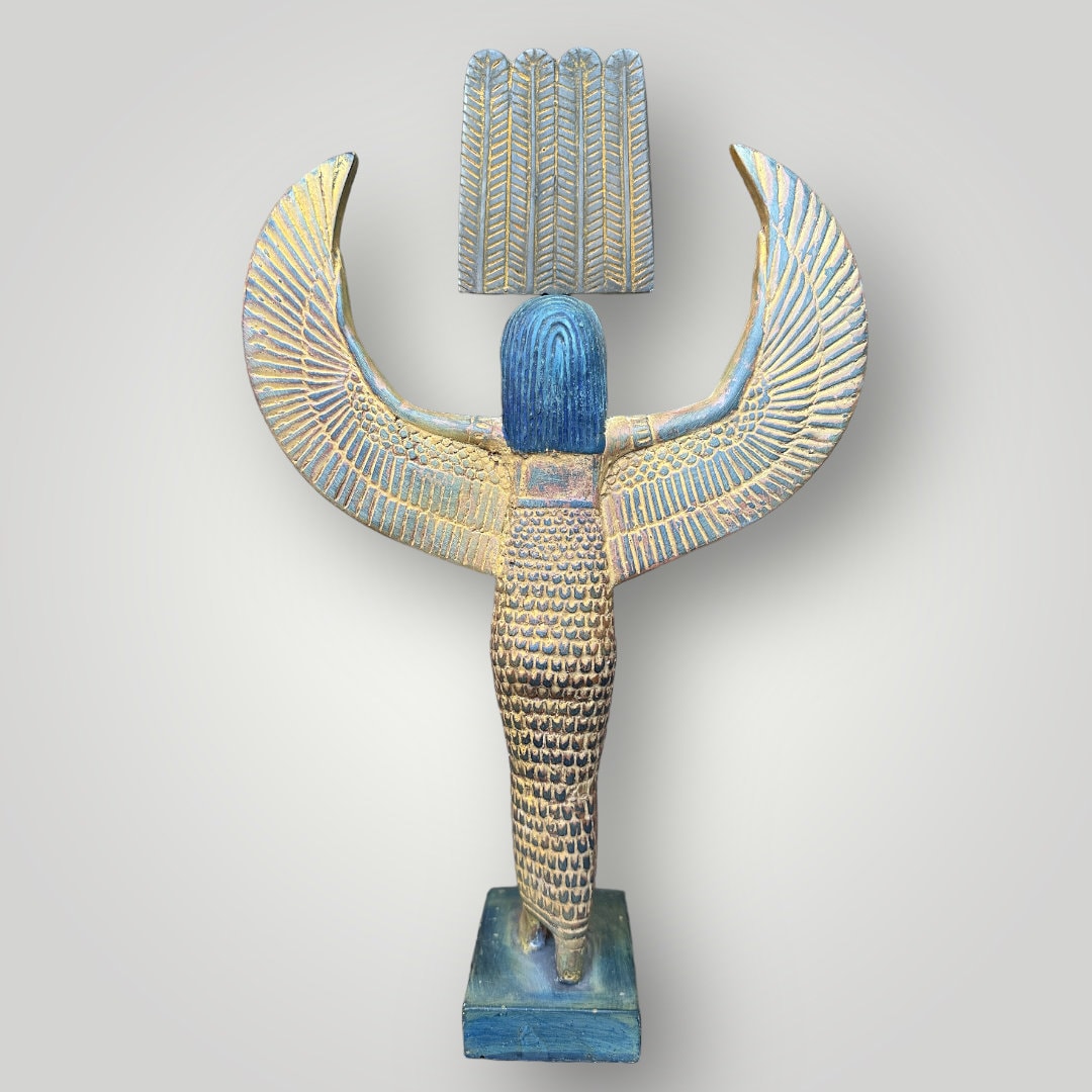 Egyptian Goddess Maat Open Wings Statue Blury Color Best Gift Made in Egypt - Etsy