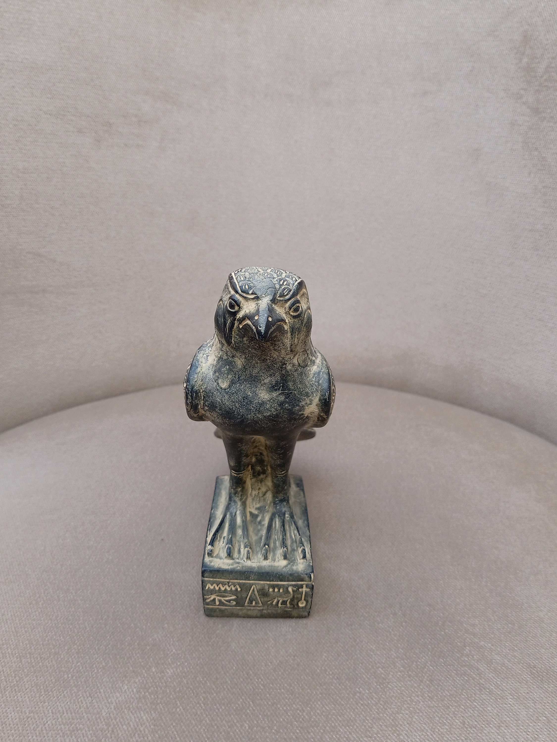 Egyptian Statue Horus God Falcon Bird Antique Made in Egypt - Etsy