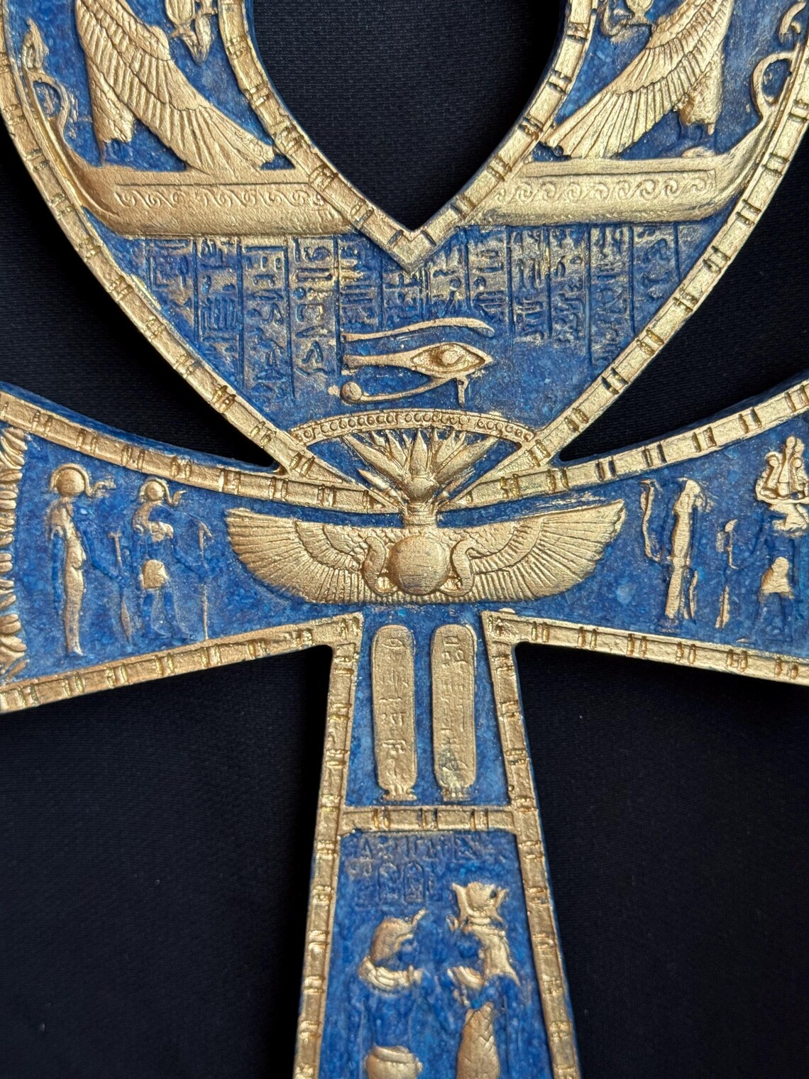 Key of Life Ankh With Pharaonic Symbols Home Decor Egyptian Altar ...